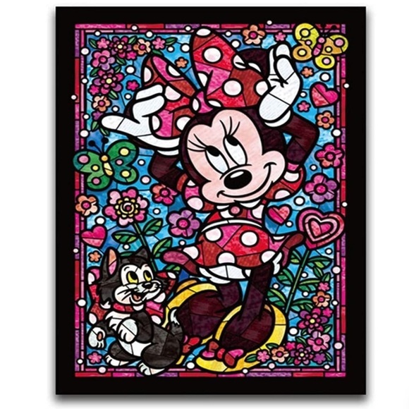 Disney | Art | Minnie Mouse Diamond Art Finished | Poshmark